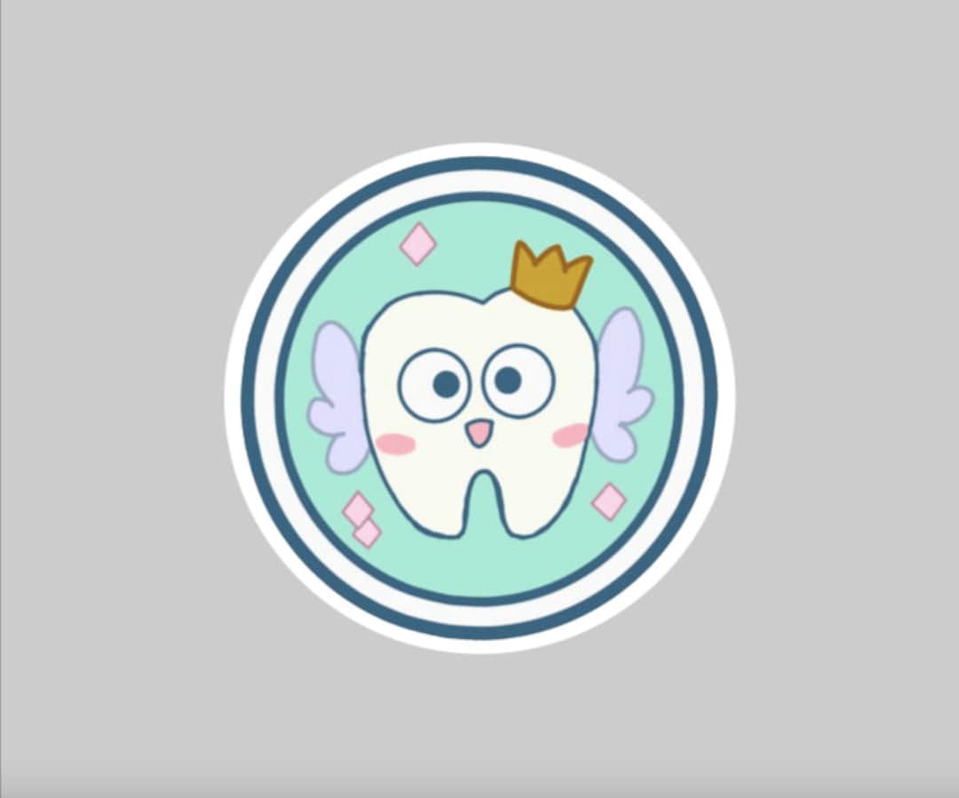 Bluey Inspired TOOTH FAIRY Favour Stickers, Birthday Party Favour Label ...