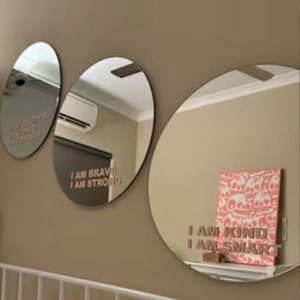 I AM Affirmation Vinyl Sticker, Positive Confidence Mirror Window Decal ...