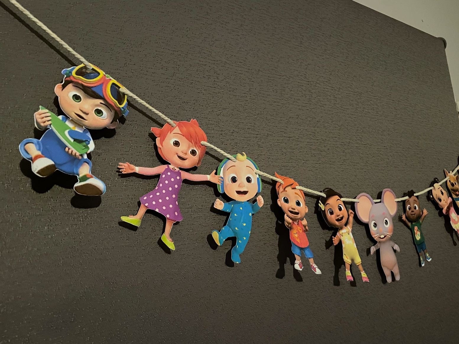 Cocomelon Inspired Character Banner Handmade Birthday Party - Etsy ...