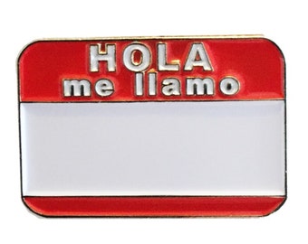Spanish name tags | Etsy