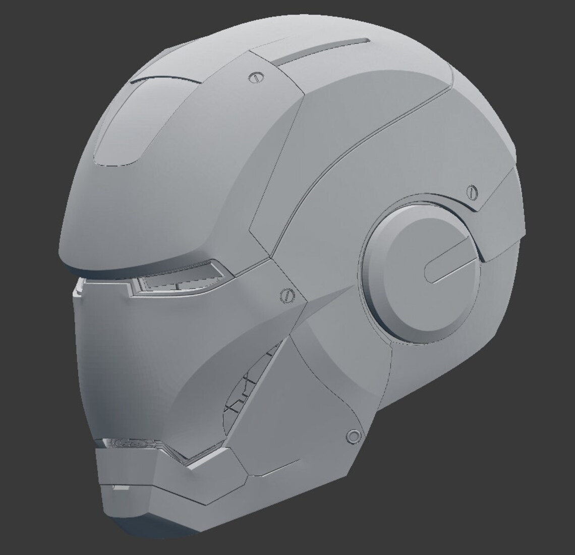 Ultradetail Screen Accurate Iron Man Mk 7 Helmet 3d Print - Etsy