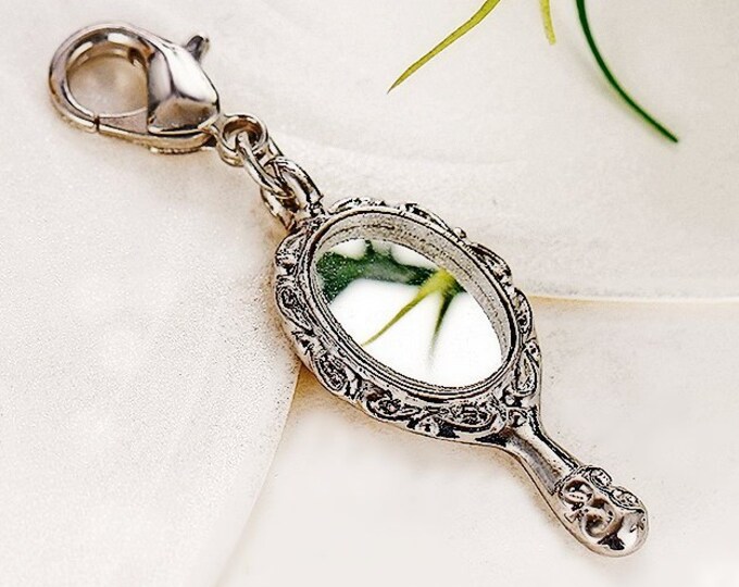 Tiny Real Mirror Charm Protection Talisman Amulet Pagan Wicca Witch ...