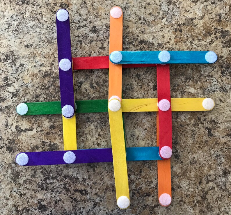 Color Building Sticks Jumbo Craft Sticks Child's Gift - Etsy