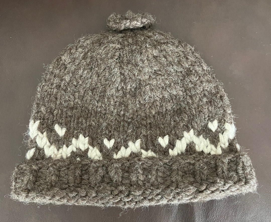 Coast Salish Cowichan First Nation 'form Line' Knit Adult Touque Winter ...