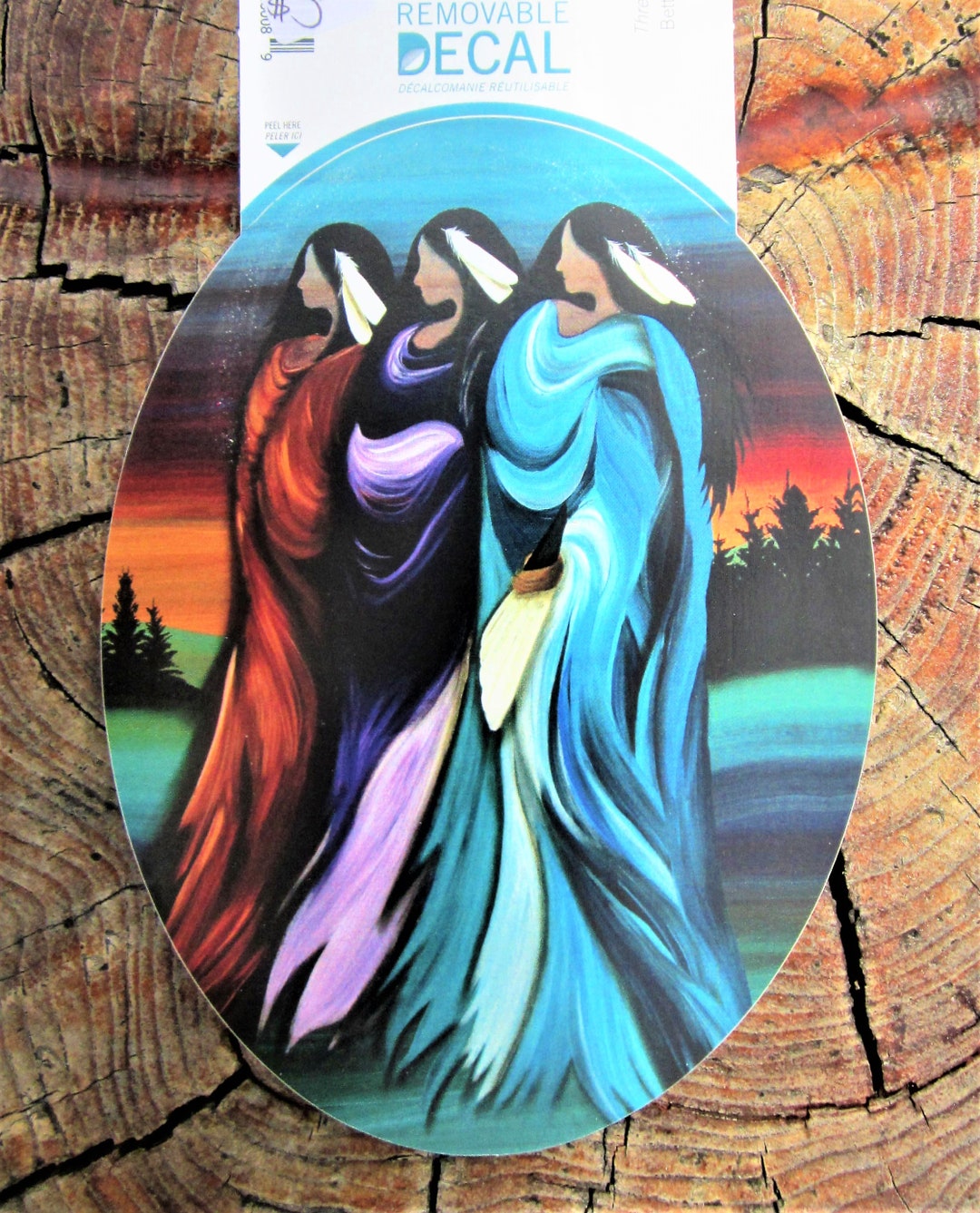 Cree First Nation ''three Sisters'' Vinyl Sticker Decal 6'' Sub Arctic ...
