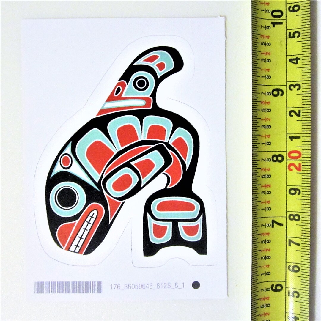 First Nations ''killer Whale'' Sticker Decal West Coast Native ...