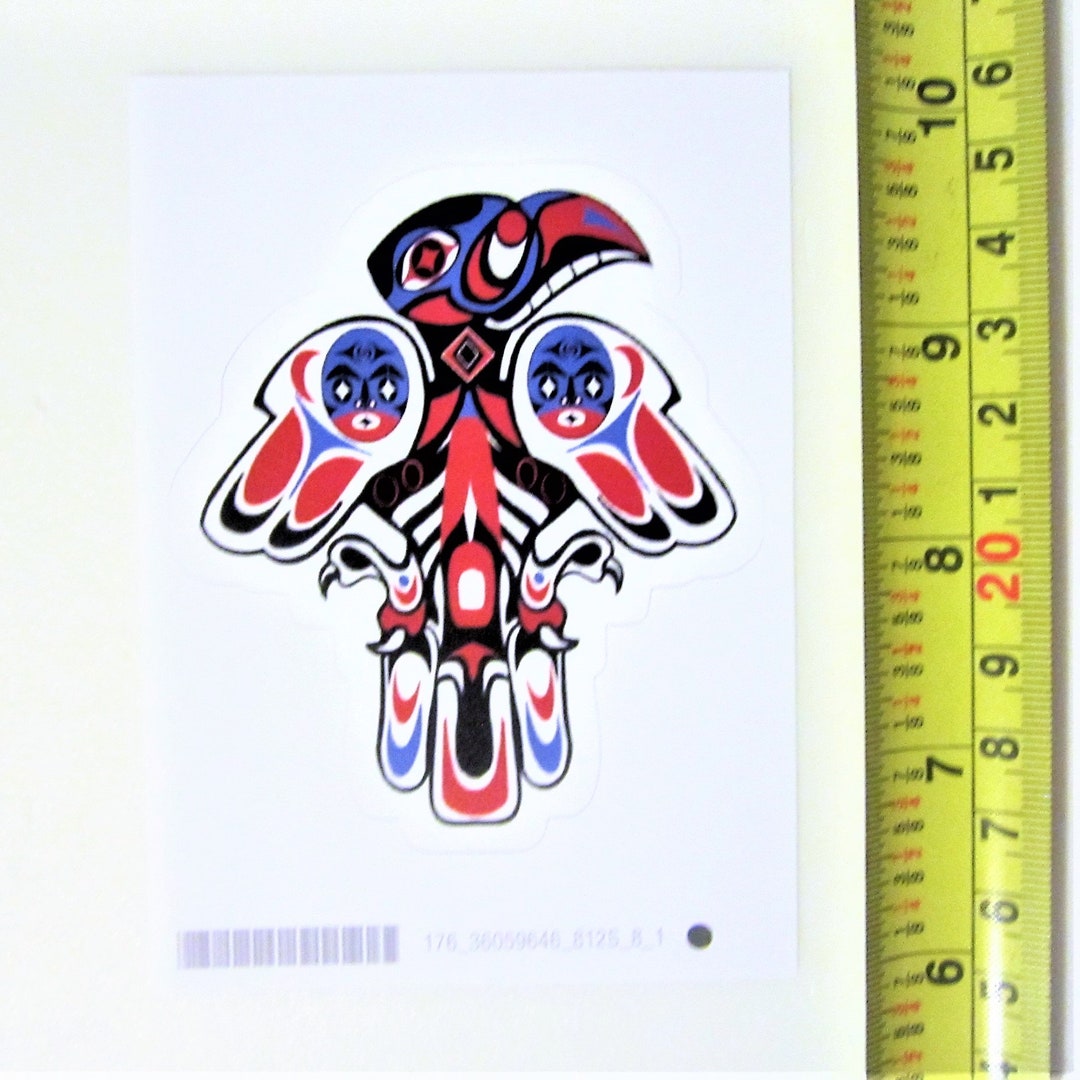 First Nations ''sea Hawk'' Sticker Decal West Coast Native Indigenous ...