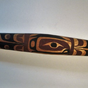 Kwakiutl First Nation Chanting Rattle Ceremonial Carving West - Etsy