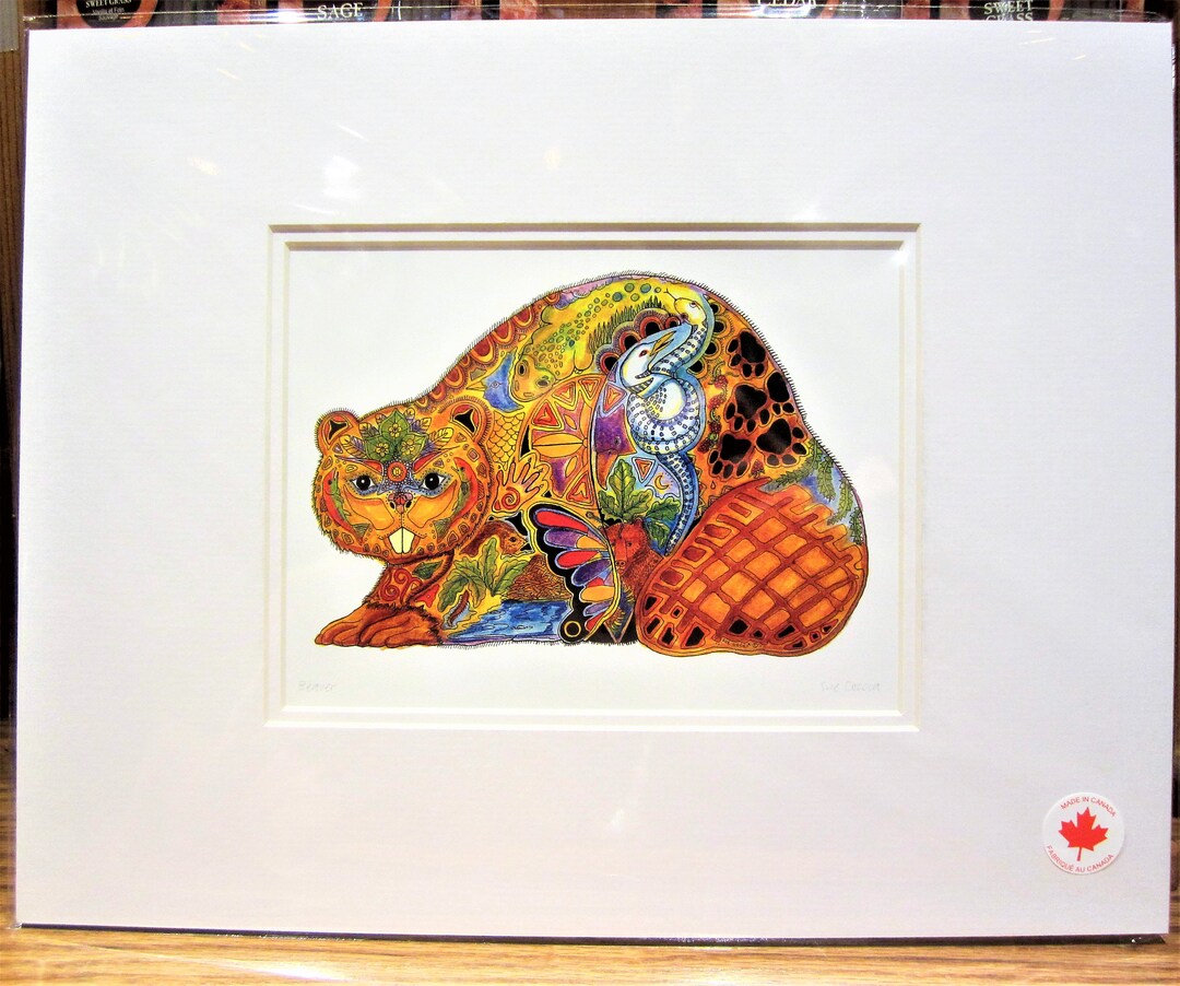 Cherokee First Nation ''beaver'' Contemporary South Eastern Native ...