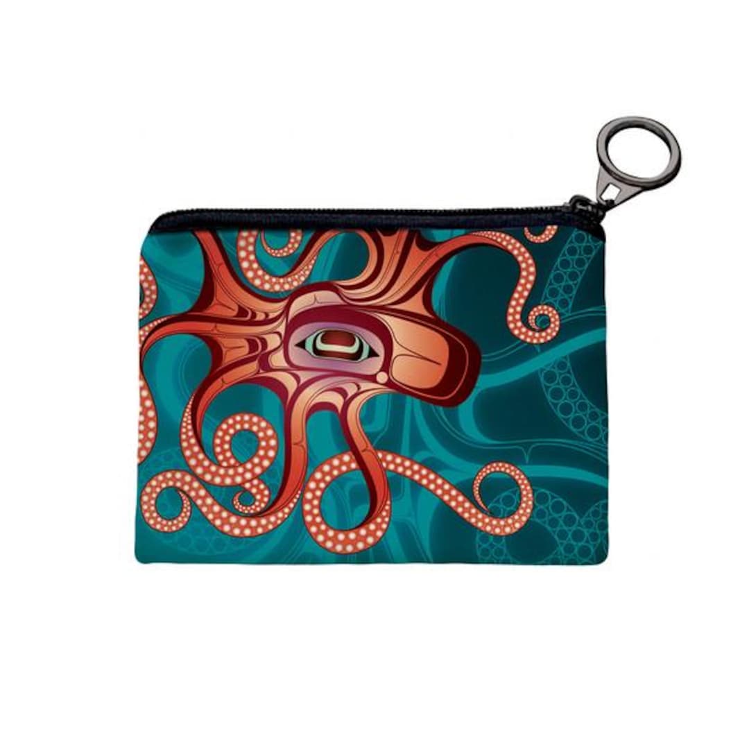 Haida First Nation 'octopus' Coin Purse Pacific North West Coast Native ...