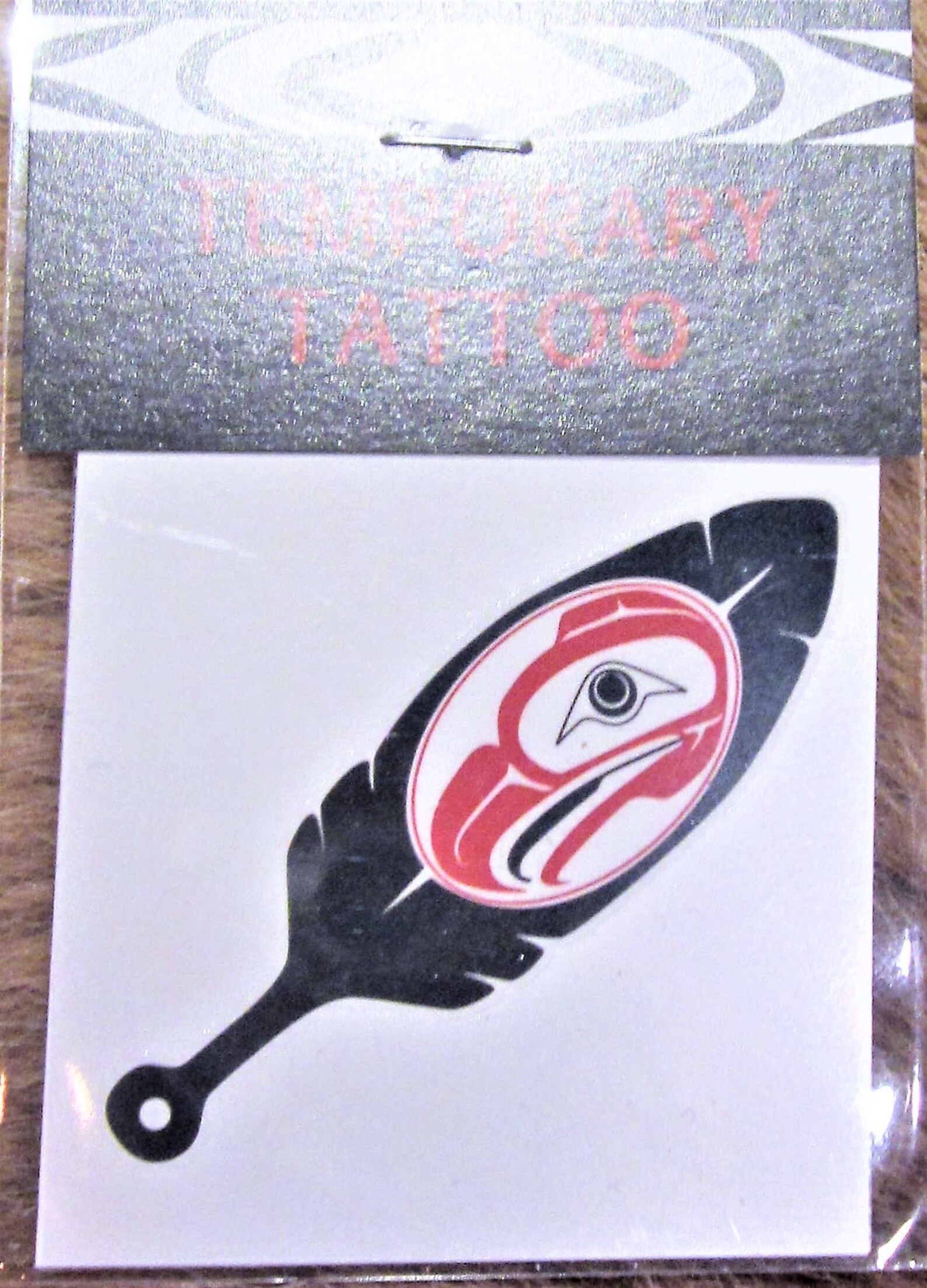 Haida First Nation 'eagle Feather' Temporary Tattoo Native Indigenous ...