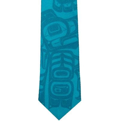 Tlingit First Nation 'love Birds' Silk Tie Pacific North West Coast ...