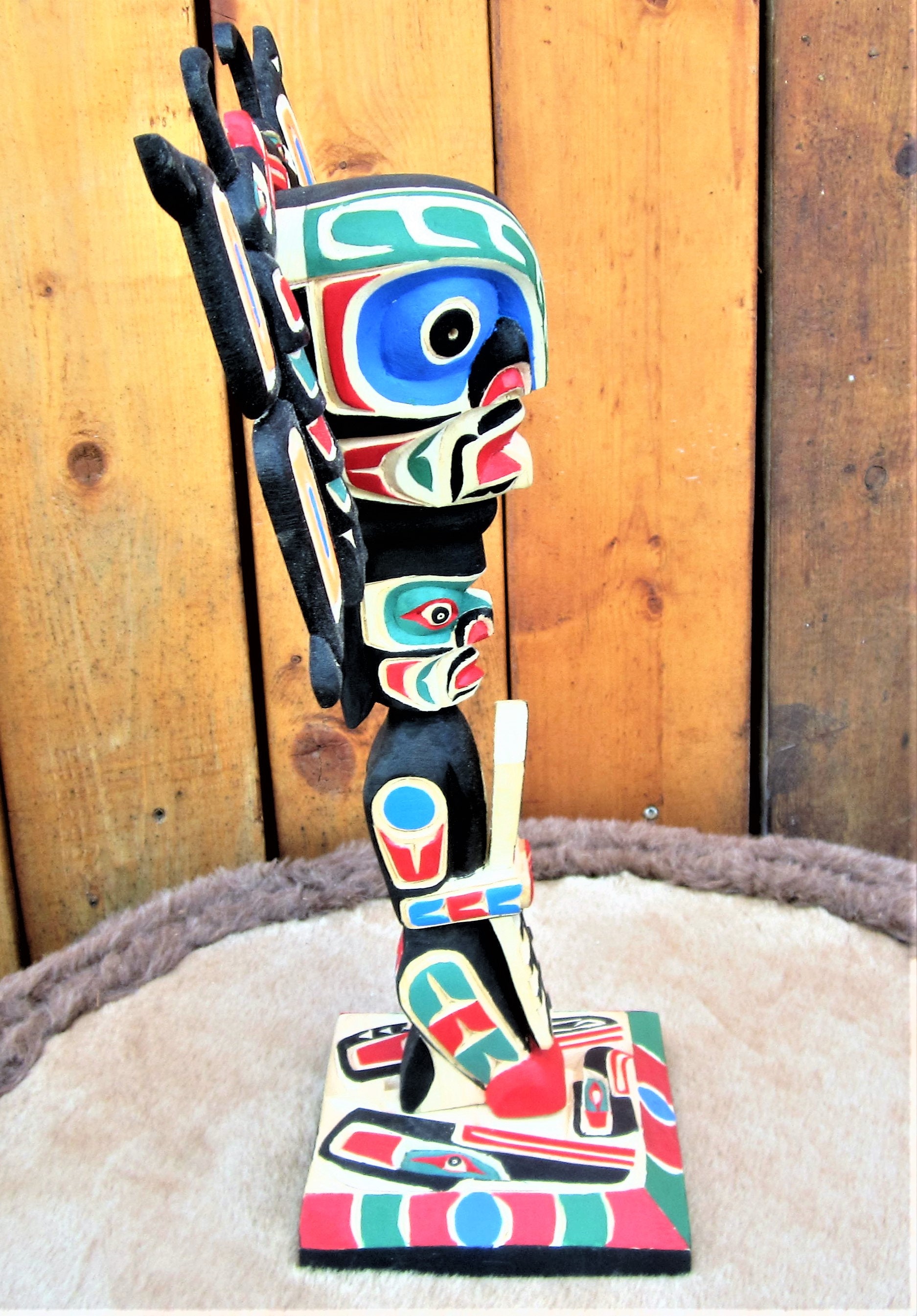 Kwakiutl First Nation ''butterfly'' Rattle | Etsy