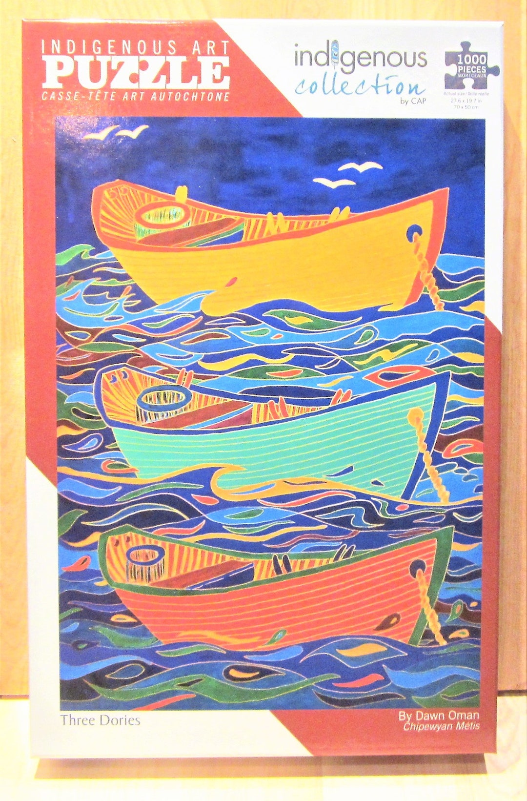 Northern First Nation 'three Dories' 1000 Piece Puzzle Sub Arctic ...