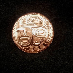Namgis First Nation Copper 'orca Killer Whale' Pendant Pacific North ...