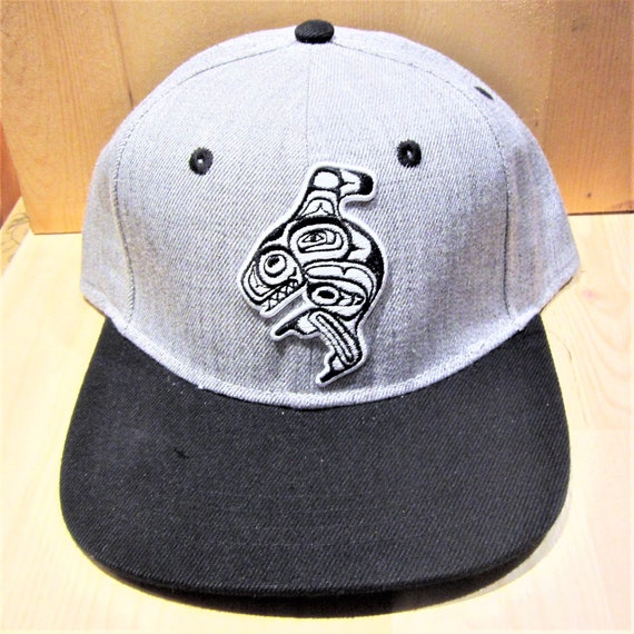 Haida First Nations 'whale' Snapback Ball Cap Hat - Etsy