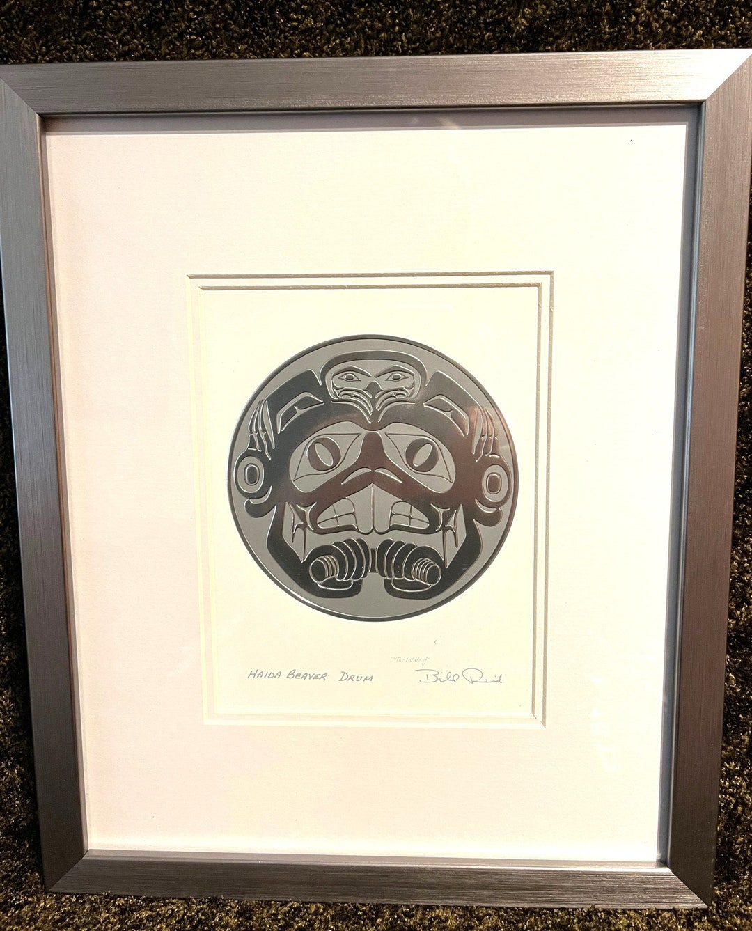 Haida First Nation 'beaver Drum' Contemporary Pacific North West Coast ...