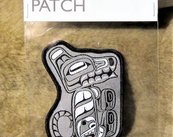 Yellowknives Dene First Nations 'alpha Bear' Iron on Embroidered Patch ...