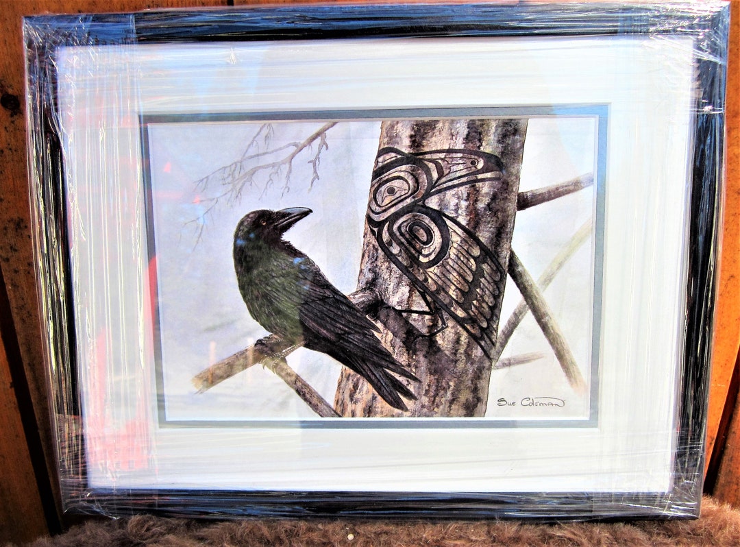 Pacific North West Coast Sue Coleman ''raven Shadow'' Contemporary ...