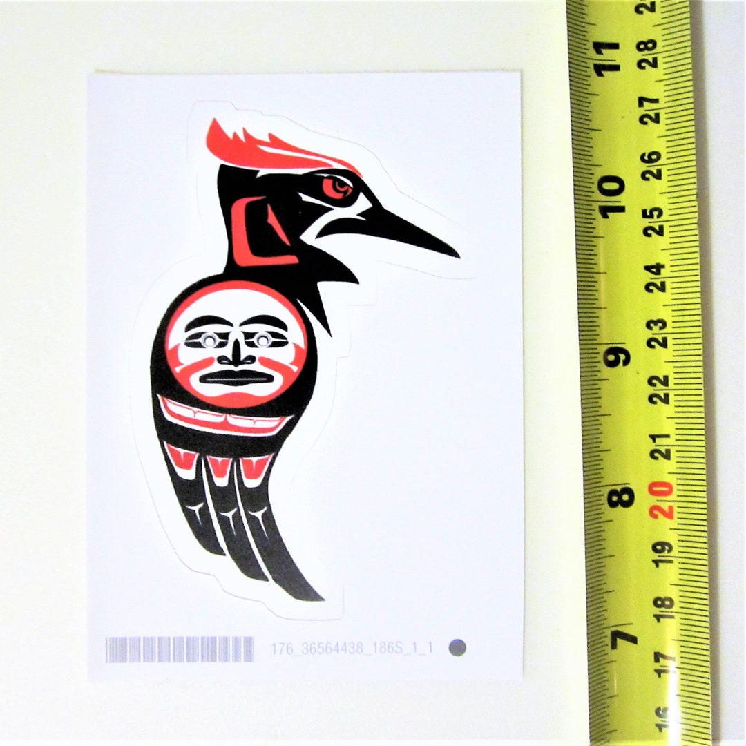 First Nations 'on the Limb' Sticker Decal West Coast Native Indigenous ...