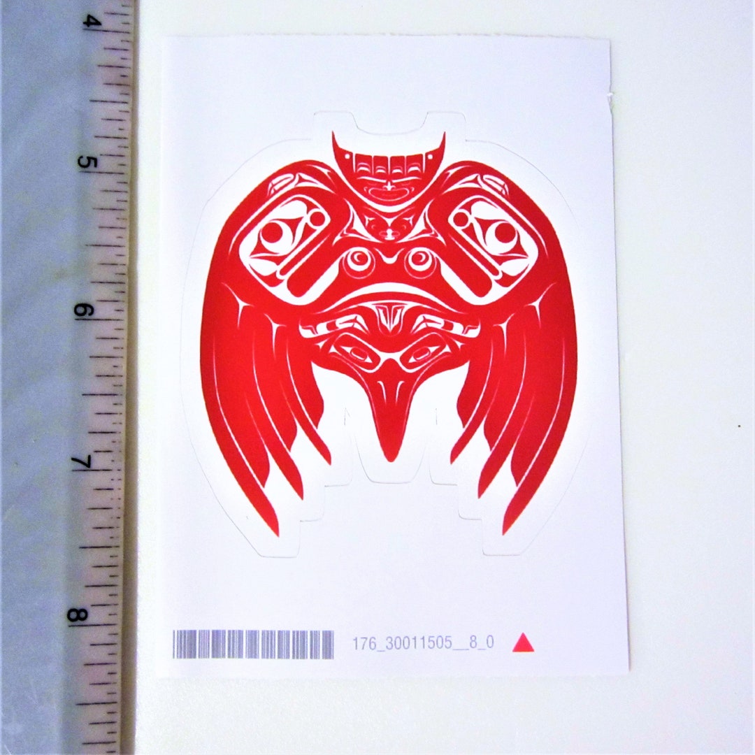 First Nations ''raven'' Sticker Decal Native Westcoast Indigenous Art ...
