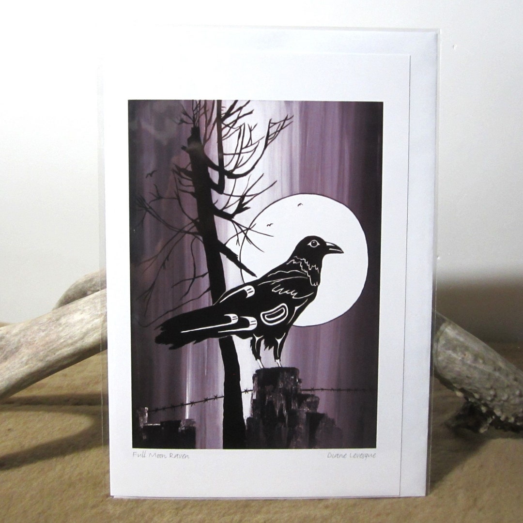 Kwakiutl First Nation 'full Moon Raven' Pacific North West Coast Native ...