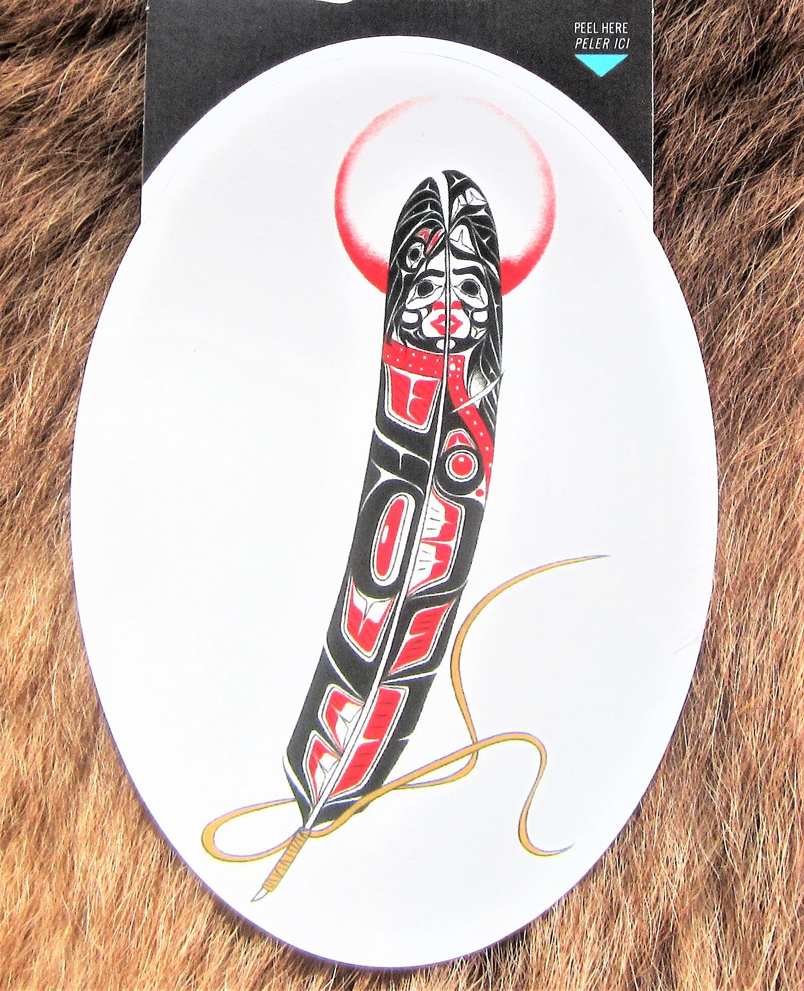 Northern Tutchone First Nation 'tribal Feather' Vinyl - Etsy Canada