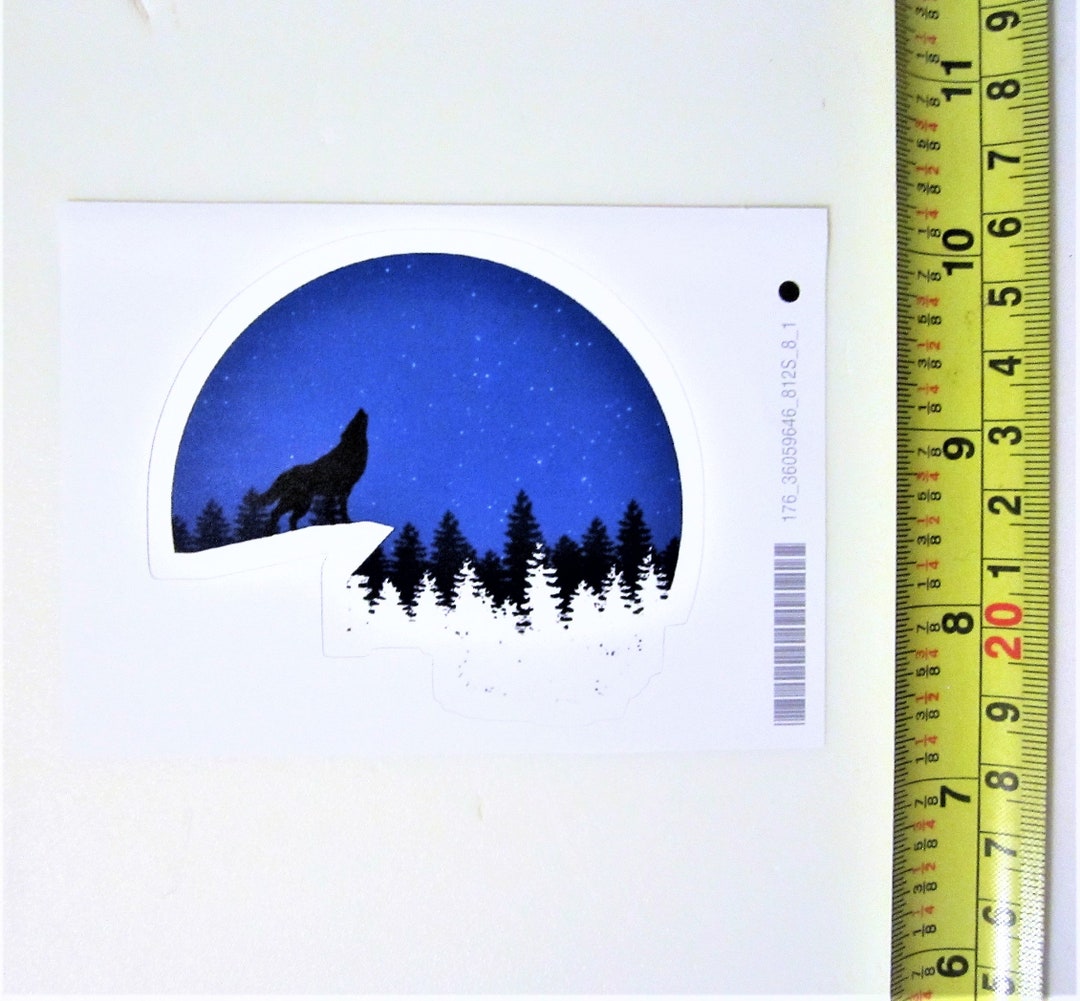 First Nations ''wolf Spirit'' Sticker Decal - Etsy