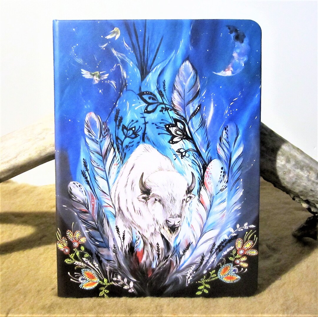 Metis Cree First Nation 'spirit Buffalo' Lined Journal Eastern ...