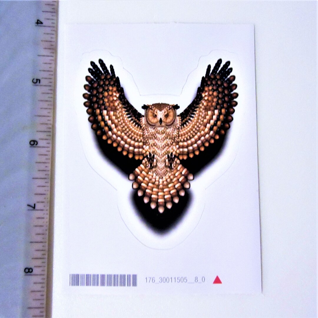 First Nations ''owl'' Sticker Decal Native Westcoast Indigenous Art ...