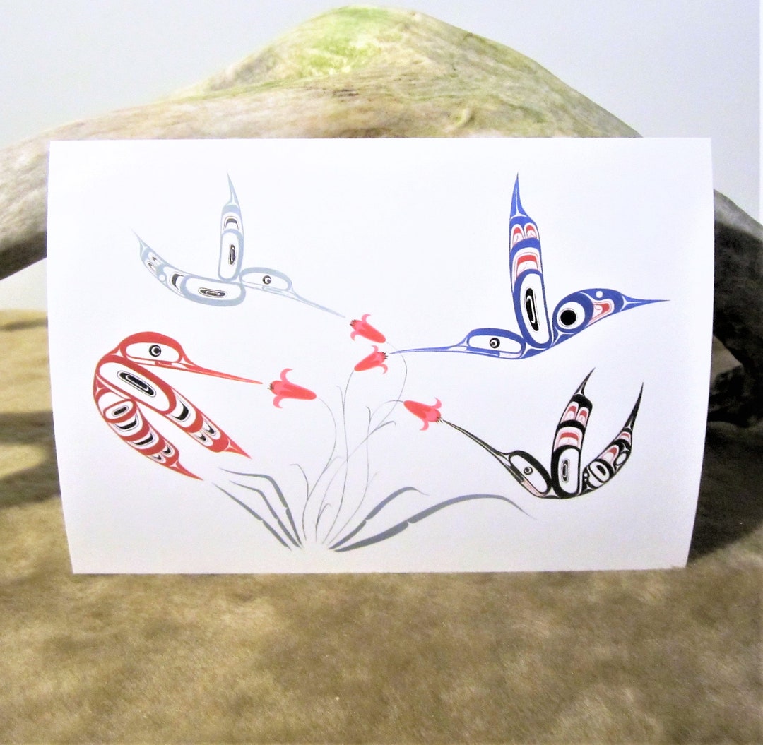 Tsimshian First Nations ''hummingbirds in Kindness'' Pacific North West ...