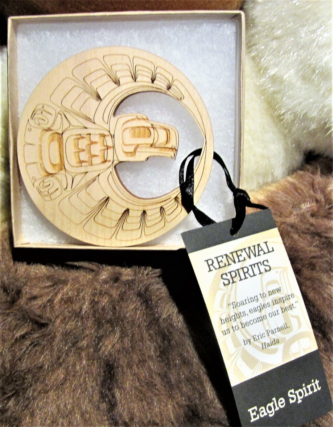 Haida First Nation ''eagle Spirit'' Renewal Spirit Charm Native ...
