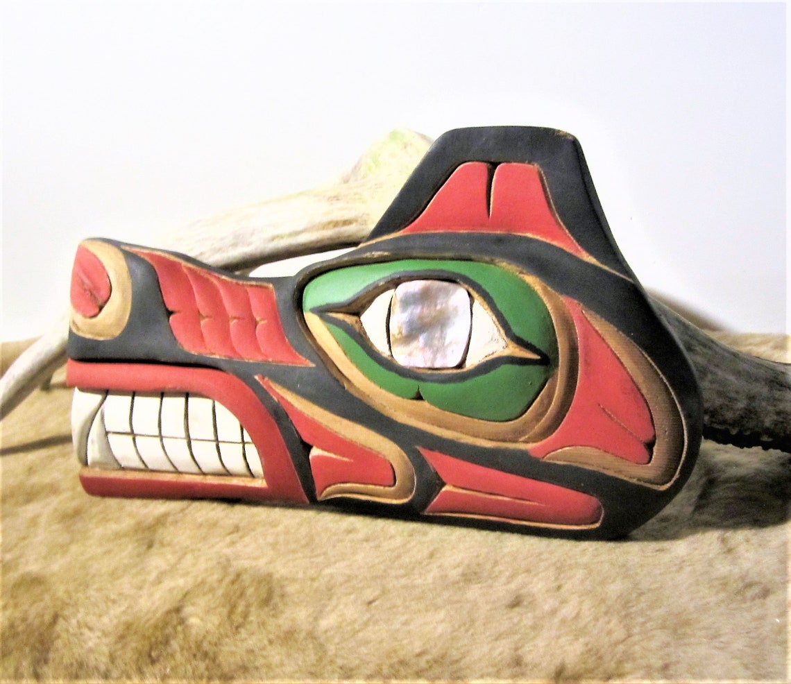 Squamish Coast Salish First Nation ''wolf'' - Etsy