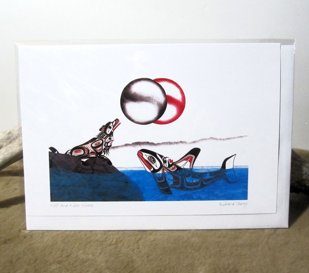 Northern Tuchone Yukon First Nation 'wolf and Killer Whale' Pacific ...