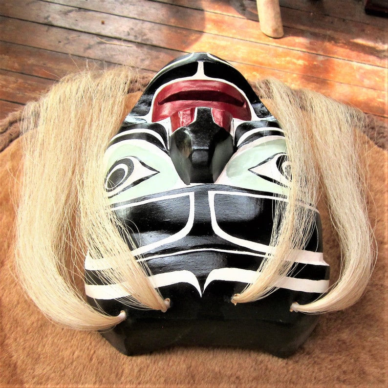 Kwakiutl First Nation 'woman Shaman' Mask Carving West - Etsy