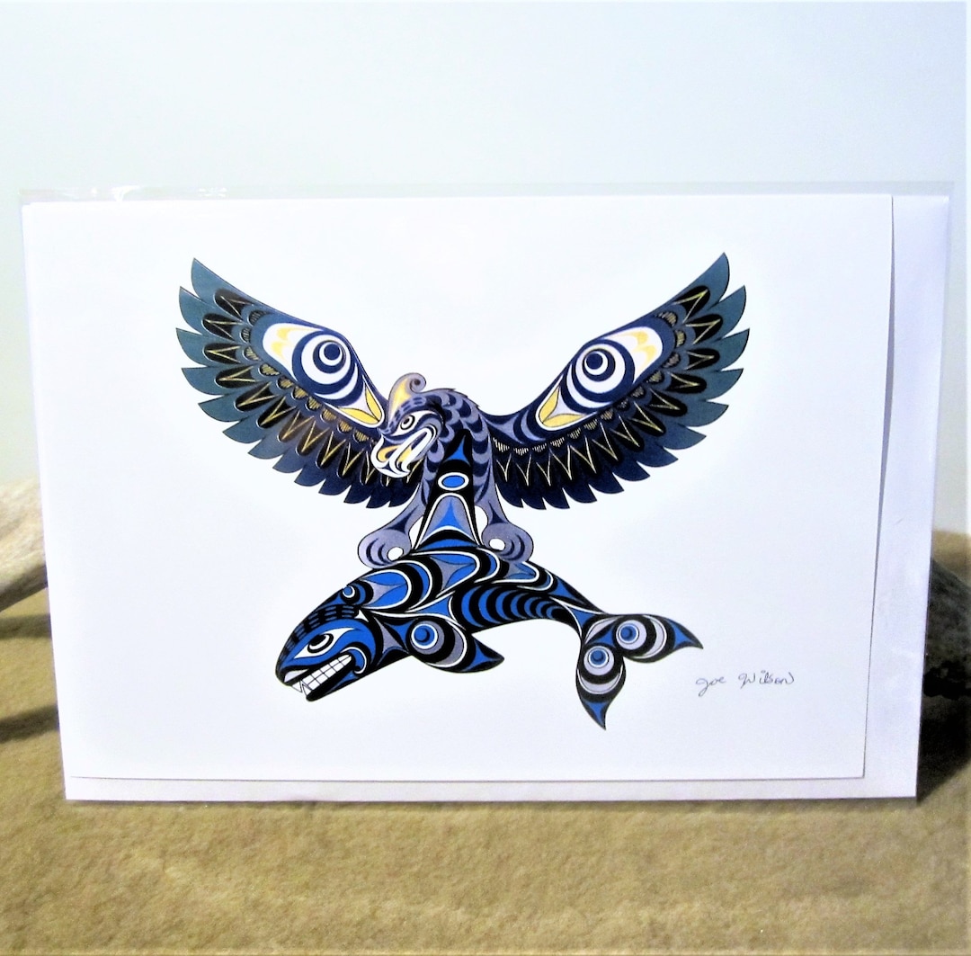 Coast Salish First Nations ''thunderbird and Killer Whale'' Pacific ...