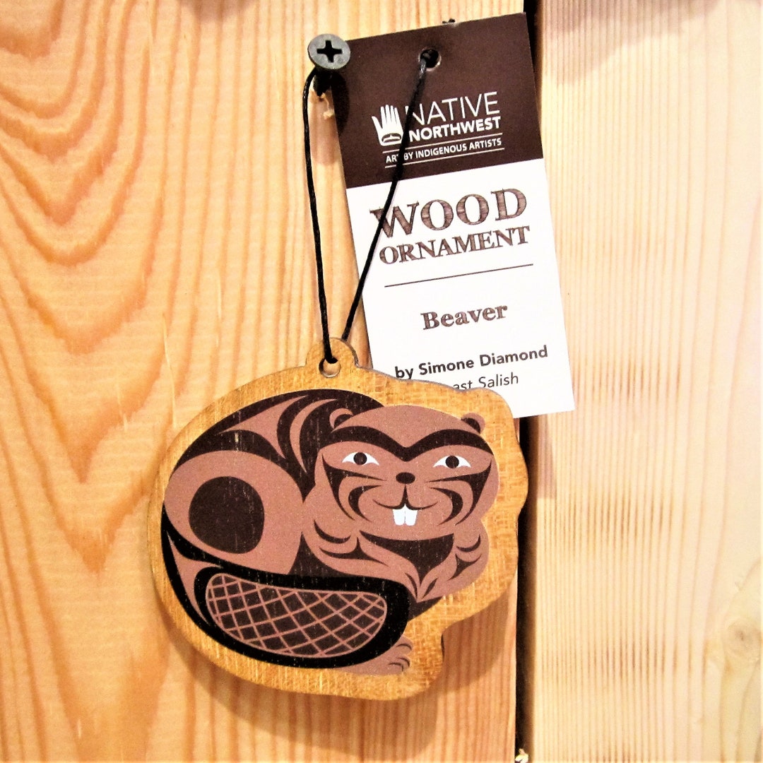 Coast Salish First Nation 'beaver' Wood Ornament Pacific North West ...