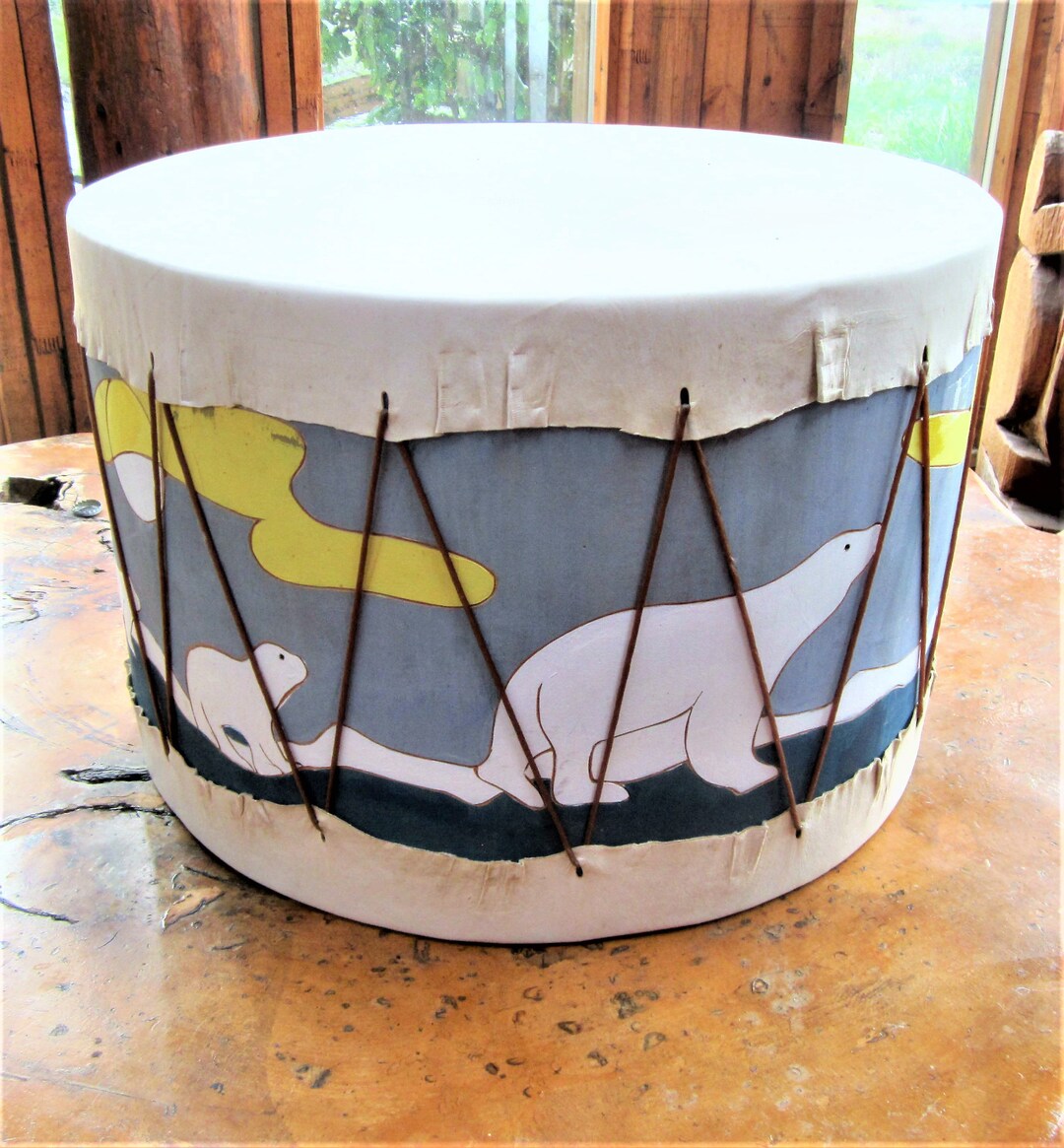 Yellowknives Coast Salish First Nations 'polar Bears' Elk Hide Powwow ...