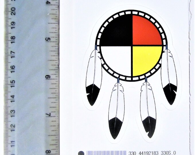 First Nations ''medicine Wheel'' Sticker Decal Native Indigenous Art - Etsy