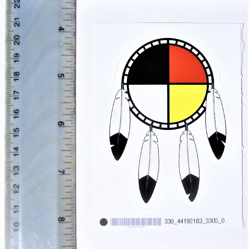 First Nations ''medicine Wheel'' Sticker Decal Native Indigenous Art - Etsy