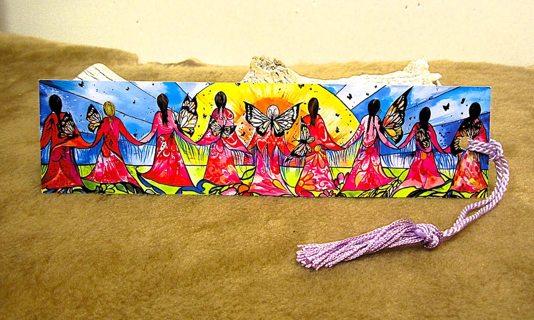 Métis Cree First Nation 'sisters' Book Mark Contemporary Great Plains ...