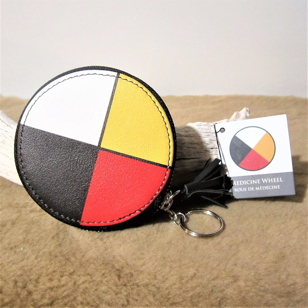 First Nations ''medicine Wheel'' Coin Purse Great Plains Sub Arctic ...