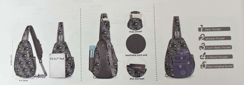 Ojibway First Nation 'floral' Sling Pack Eastern Woodlands Indigenous ...