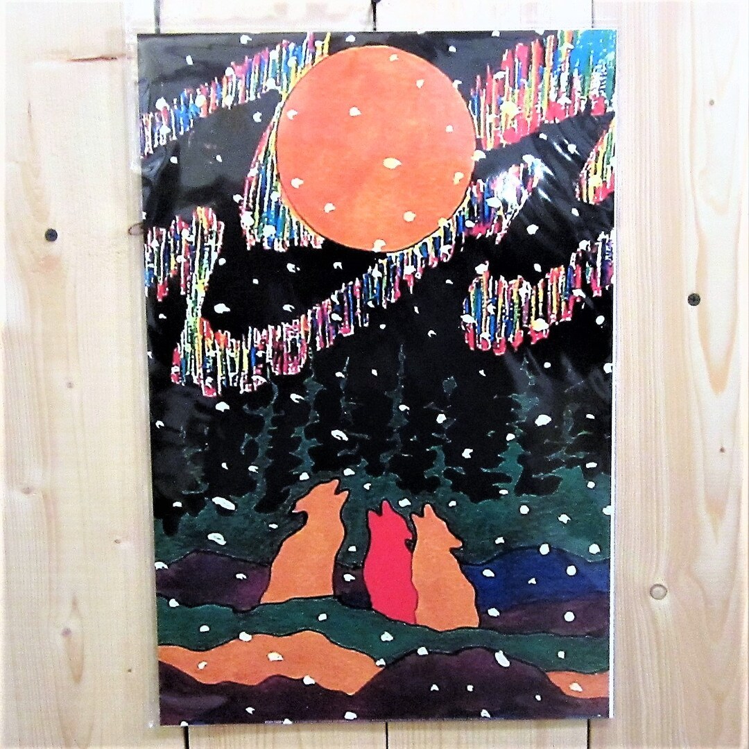 Dene Yellowknife First Nation ''aurora'' Contemporary Sub Arctic Native ...