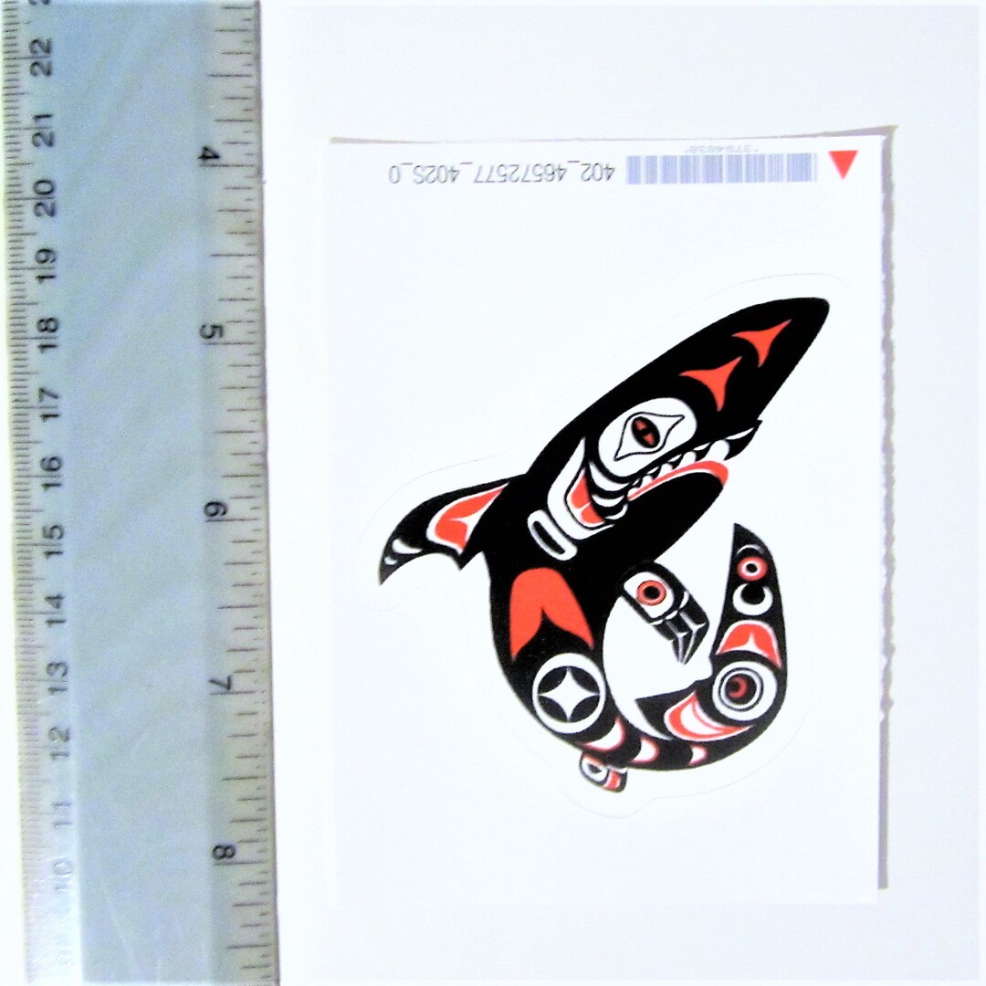 First Nations ''shark'' Sticker Decal Pacific North West Native ...