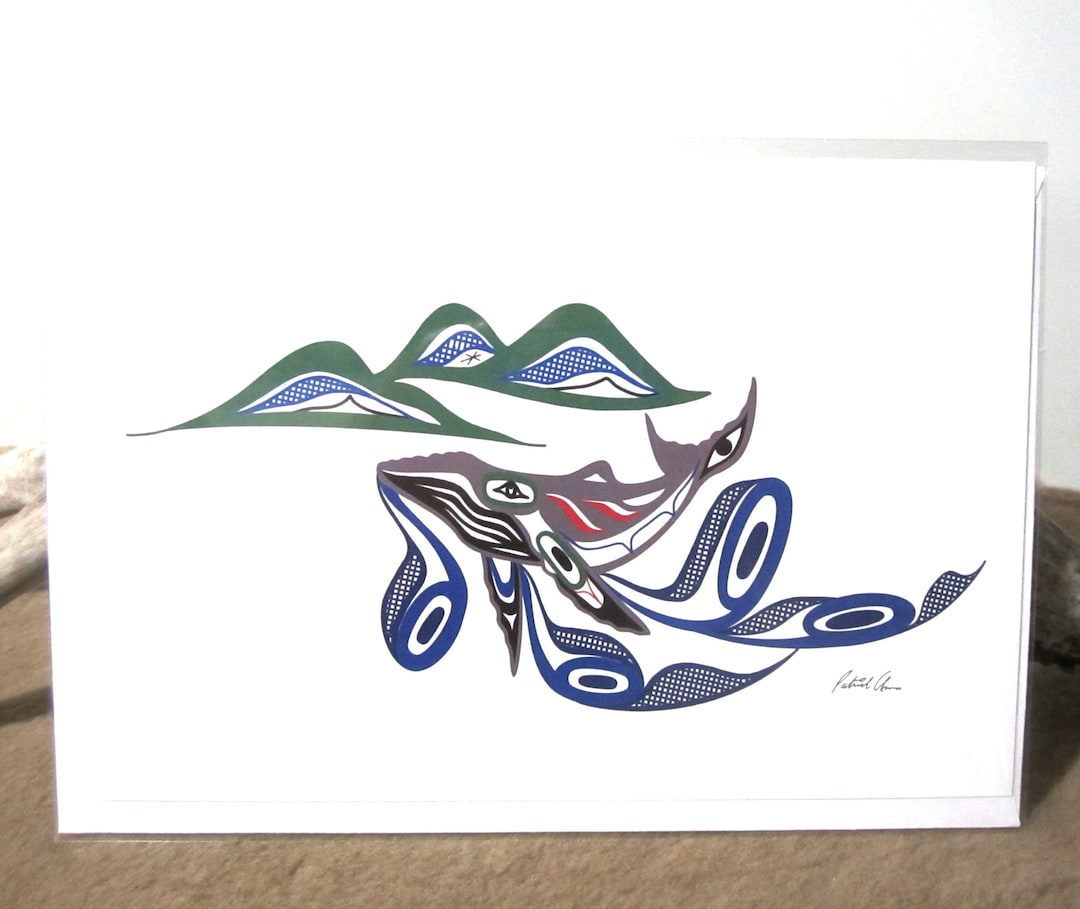 Nuu Chah Nulth First Nation ''humpback Whale'' Pacific North West ...