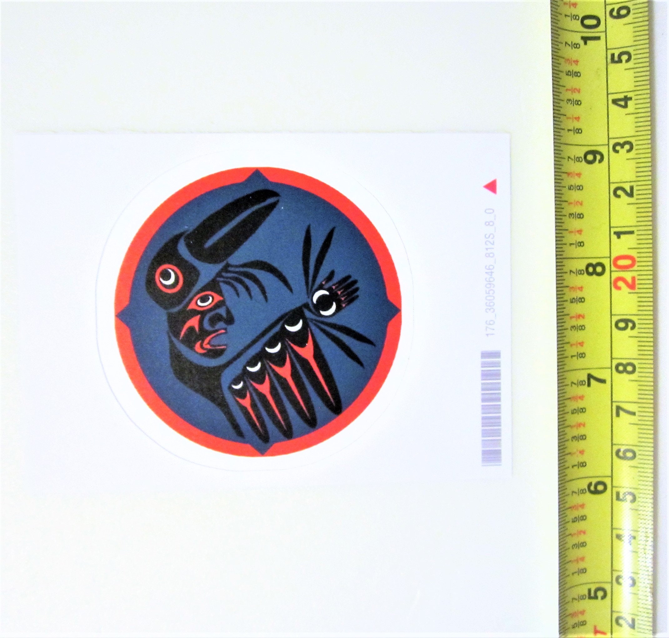 First Nations 'haida Raven' Sticker Decal Pacific North West Coast ...