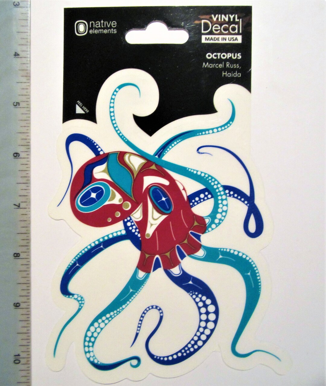 Haida First Nation 'octopus' Vinyl Sticker Decal Pacific North West ...