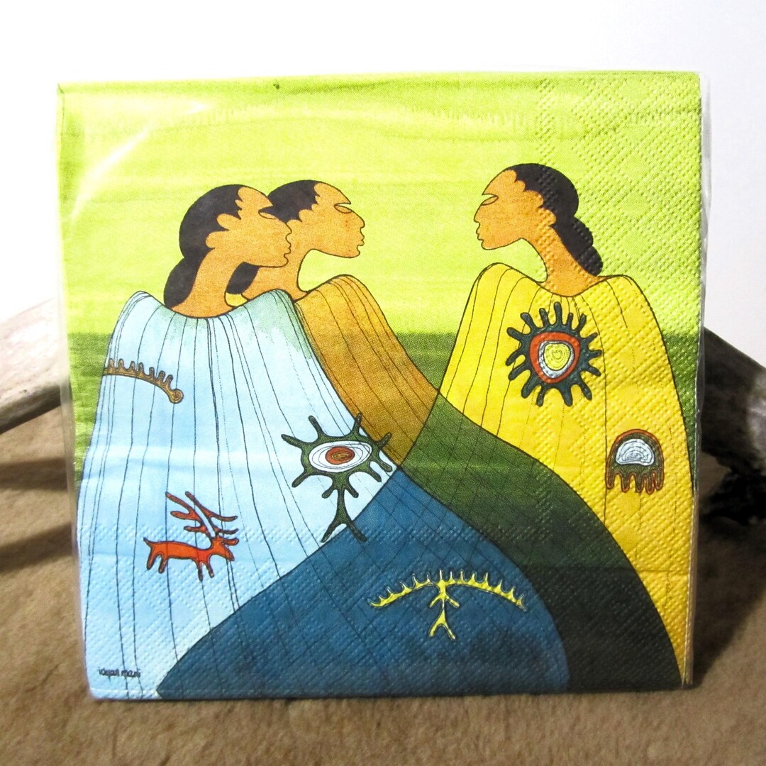 Sioux First Nations 'remembering' Paper Napkin Set Great Plains Native ...