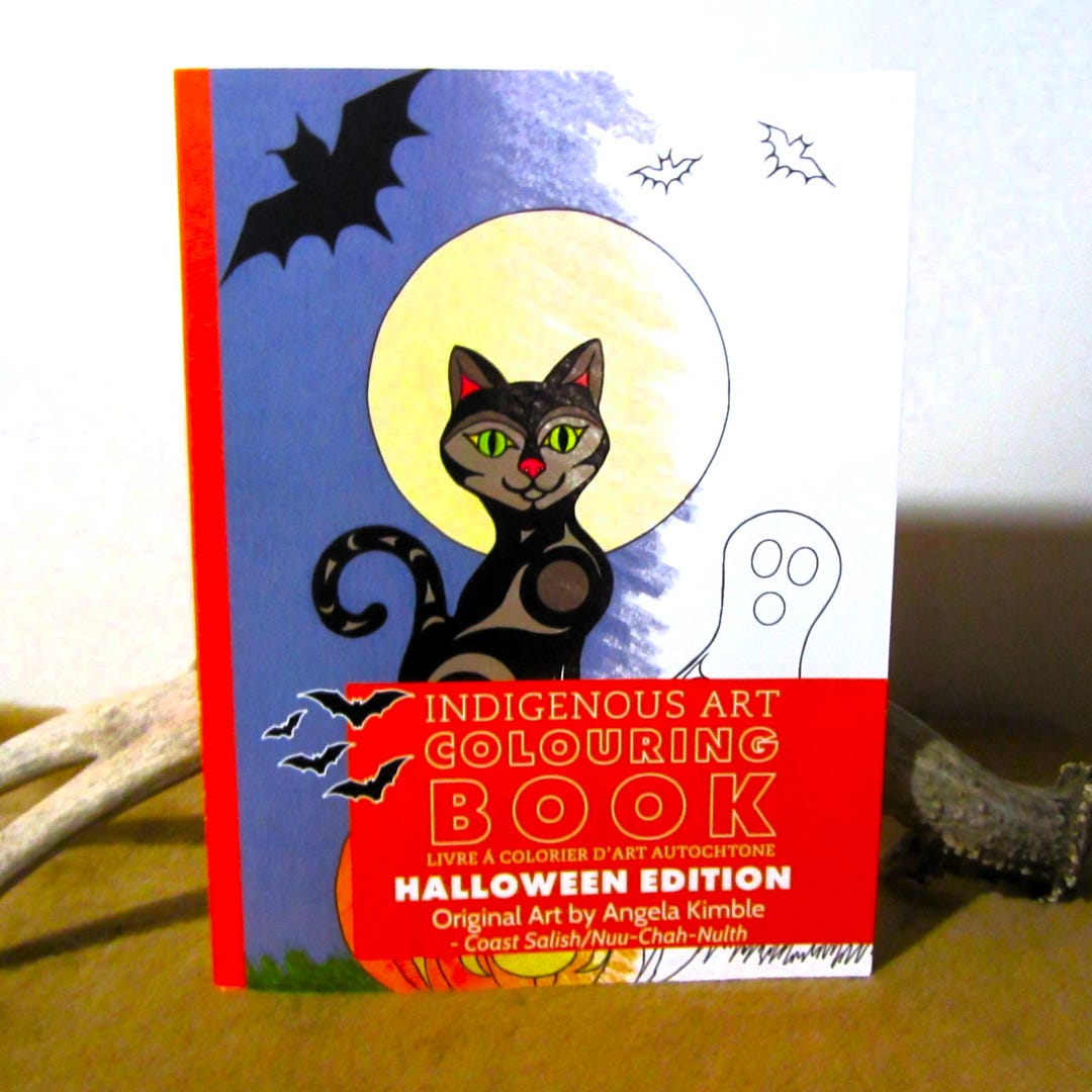 Coast Salish Nuu-chah-nulth First Nation 'halloween Edition' Coloring ...